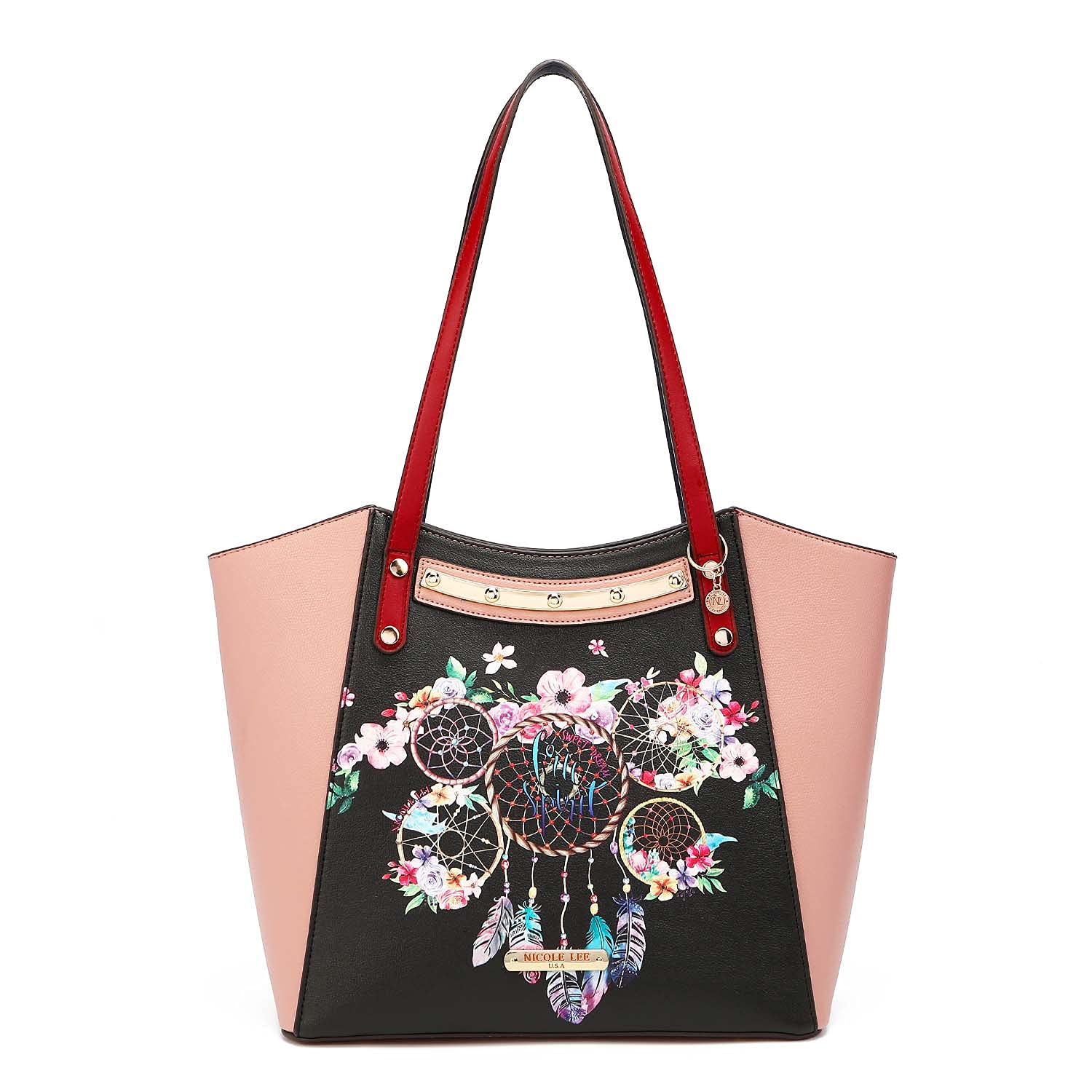 Nicole Lee Dream ofAll Colors 3 Piece Set (Shopper, Mini Dome Satchel, Pouch)