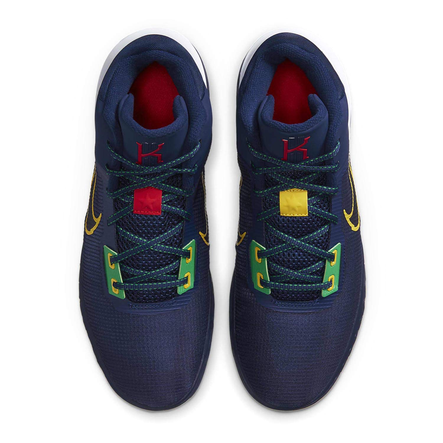 Nike Men's Kyrie Flytrap IV Basketball Shoe, Yellow,blue, 10