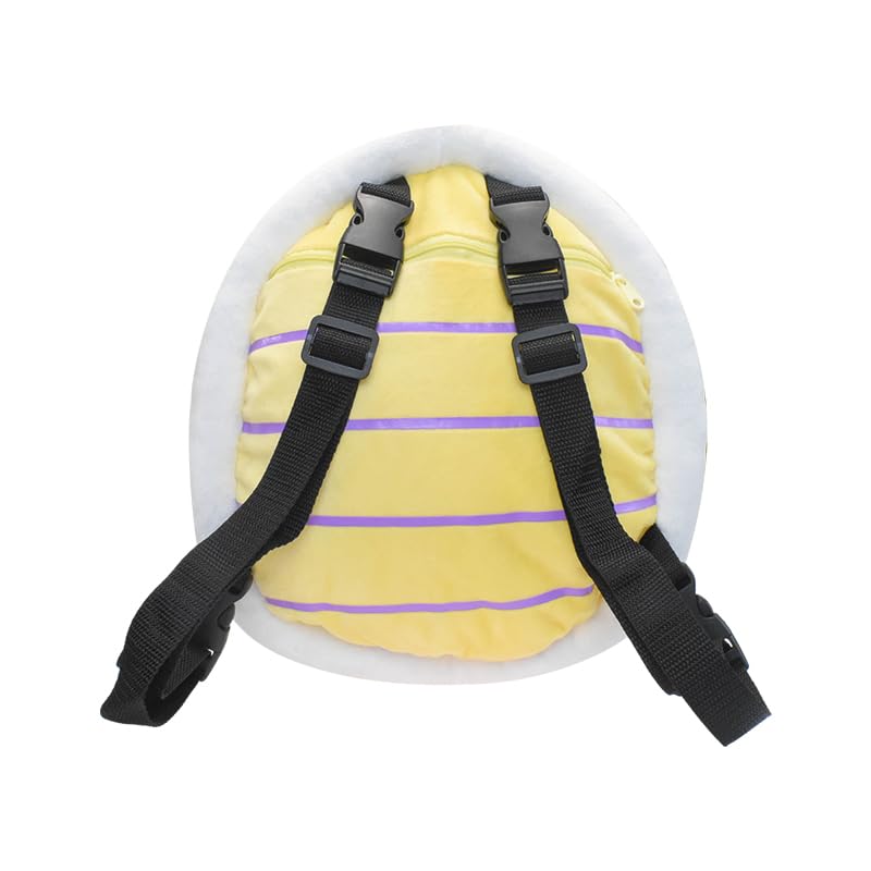 NITCA Green Koopa Troopa Backpack Turtle Shell Yellow Spiked Soft Stuffed Cartoon Cute Turtle Costume Backpack Tortoise Shell Bag Toys 11.6"
