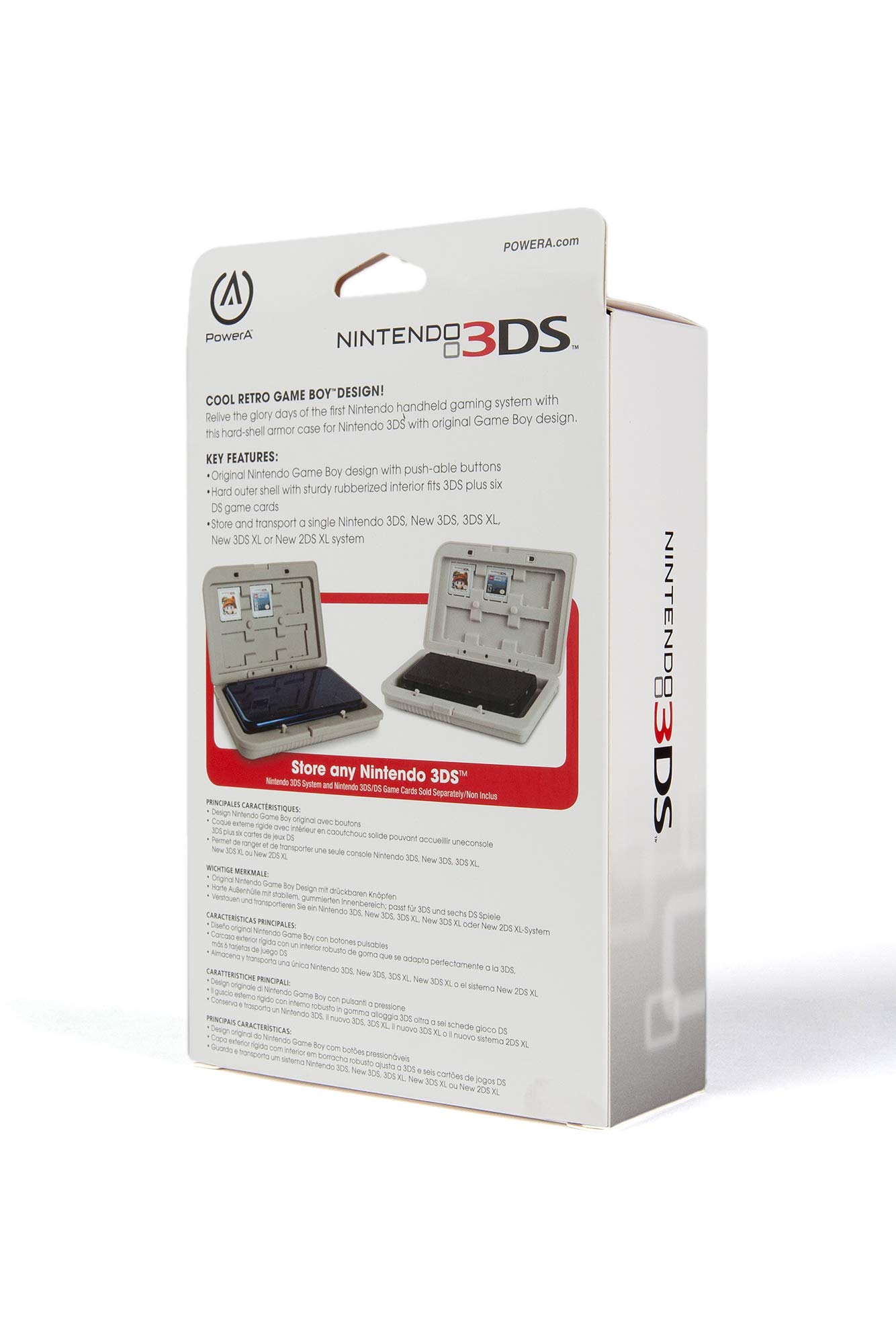 PowerA Armor Case for Nintendo 3DS - Retro Game Boy - Nintendo 3DS