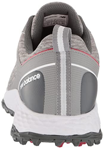 New Balance Men's Fresh Foam Contend Golf Shoe, Grey/Charcoal, 13 X-Wide