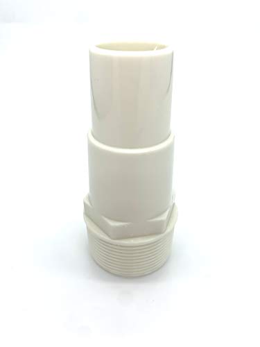 YMHYJY Pool Filter Pump Hose Adapter 1 1/4"-1 1/2" Thread 1.5" Fitting Connector PVC for SPX1091Z7 (2 Pcs)