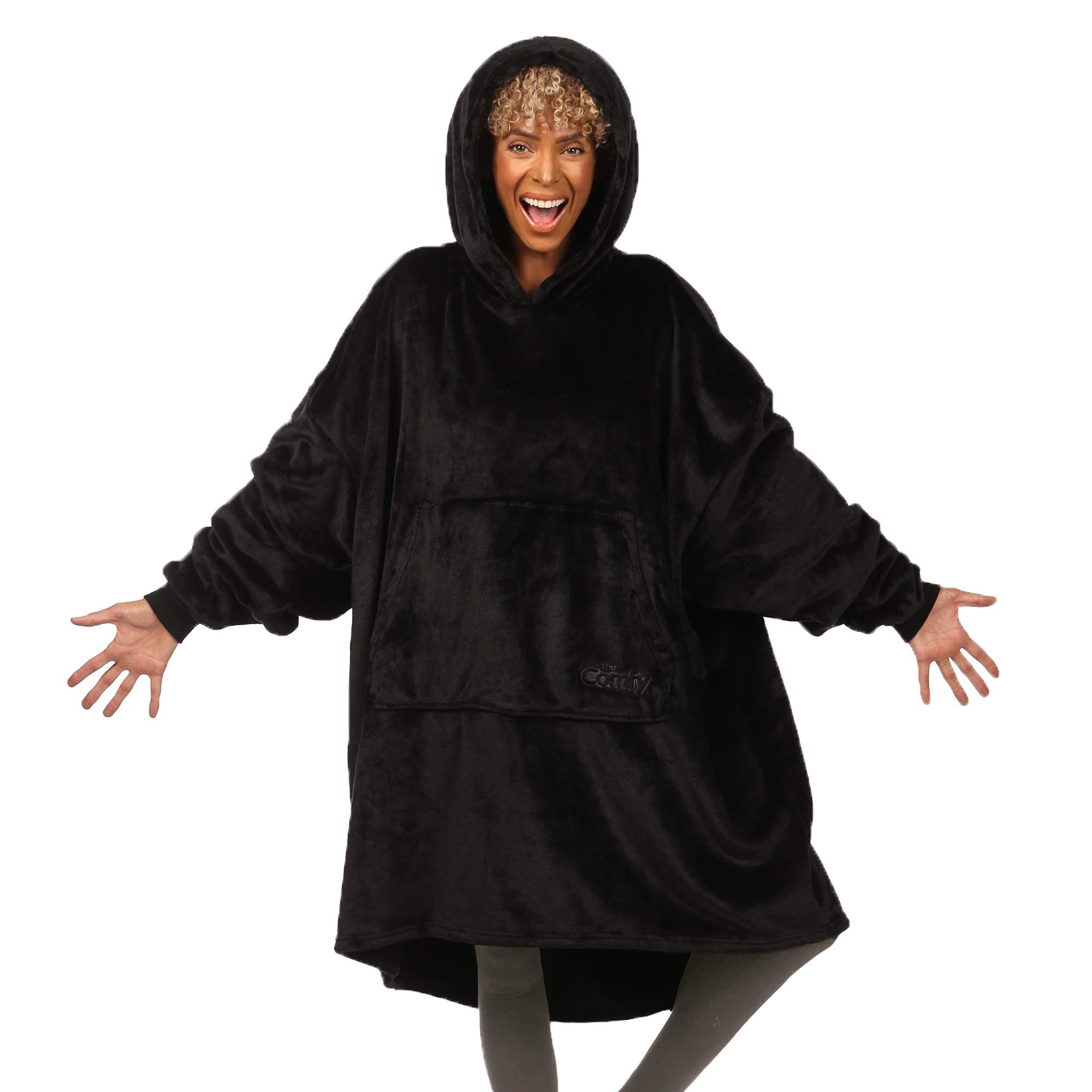 THE COMFY Dream | Disney | Marvel | Lucas | Oversized Light Microfiber Wearable Blanket, Seen On Shark Tank, One Size Fits All (Minnie Dark Cherry Tie-dye)