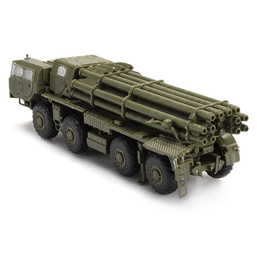 ViiKONDO 1/72 Scale Military Vehicle Toy Rsussian Rocket Launcher Plastic Model Building Kit DIY Assembly Army Men Decoration