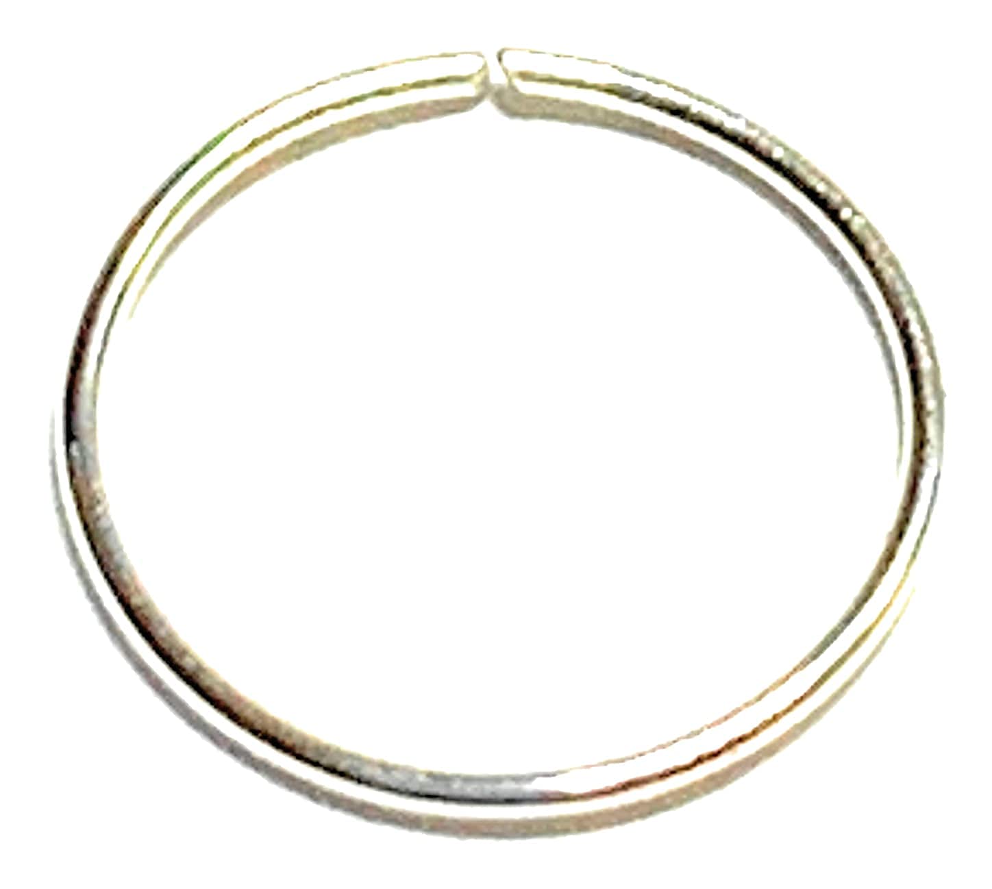 Nose Hoop Ring Cartilage Earring Sterling Silver 24g 22g 21g 20g 18g 6mm 7mm 8mm 9mm 10mm