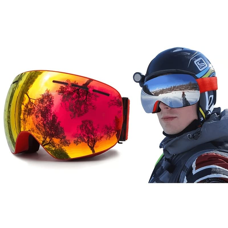 VisBeaut Ski Goggles, OTG Snowboard Goggles Anti Fog UV Protection Lens, Polarized for Options