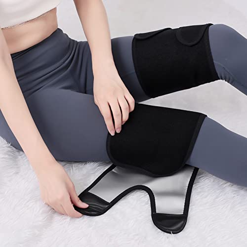 Thigh Brace, Thigh Sleeve Adjustable Injury Recovery Skin Friendly Reusable Hook And Loop for Daily Exercise for Gym Fitness