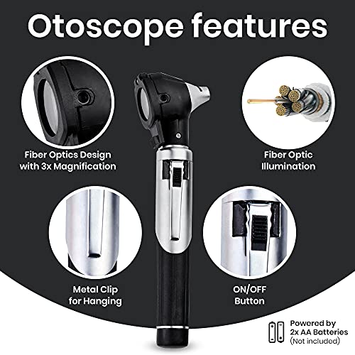 ZetaLife Duplex Otoscope Set + 50 Extra Disposable Tips