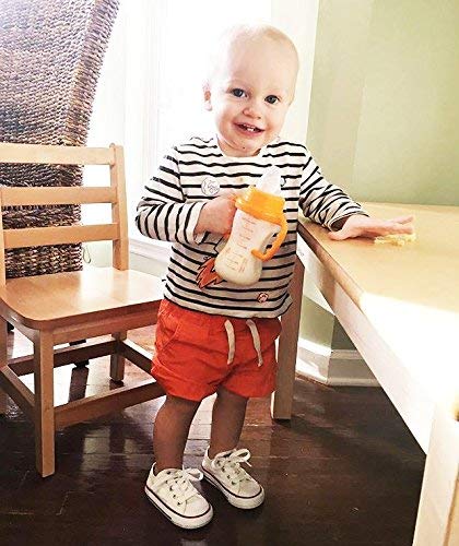 Thinkbaby Baby Bottle to Sippy Conversion Kit, Orange