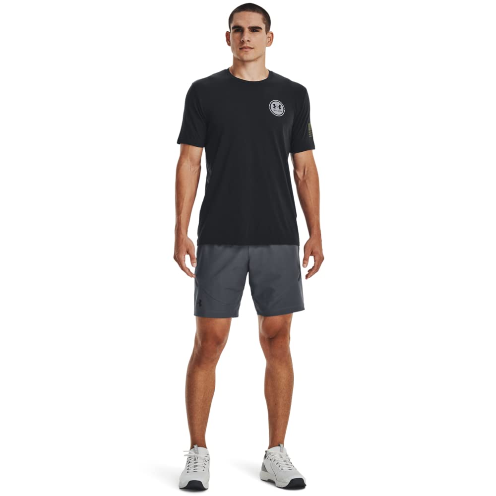 Under Armour Men's Tactical Mission Made T-Shirt, (001) Black / / Marine OD Green, XX-Large