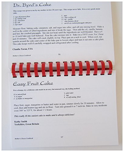 Mother's Choice Cookbook