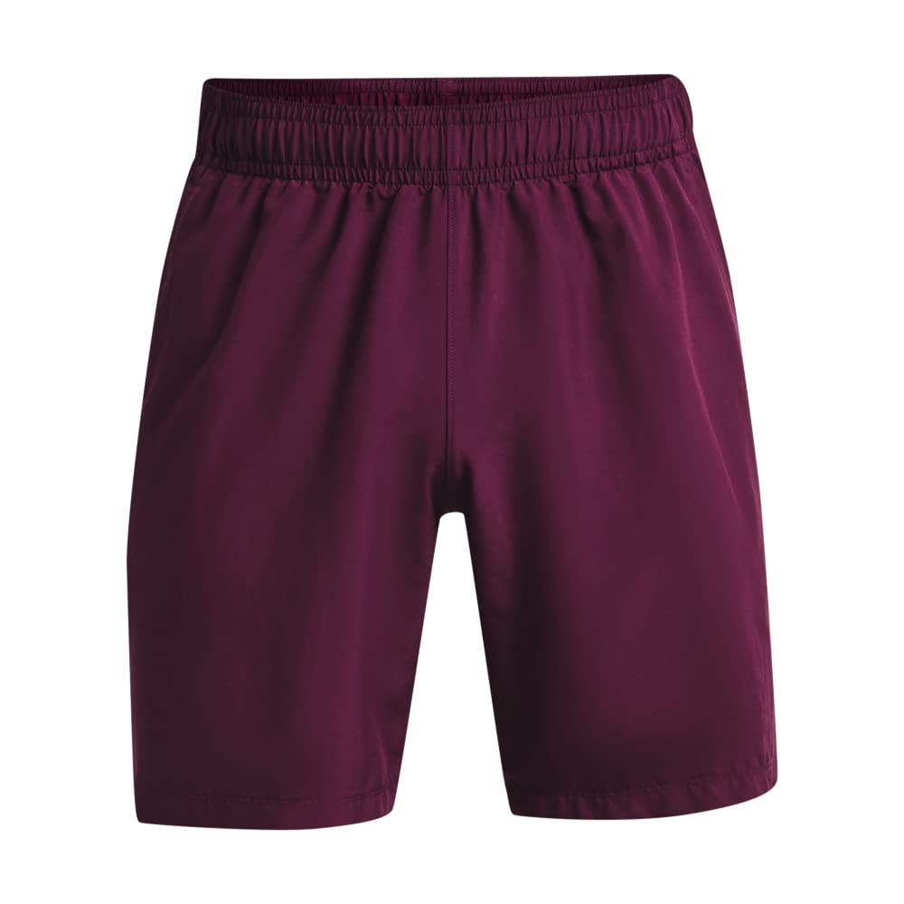 Under Armour Men's Woven Graphic Shorts, (572) Purple Stone / / White, Medium