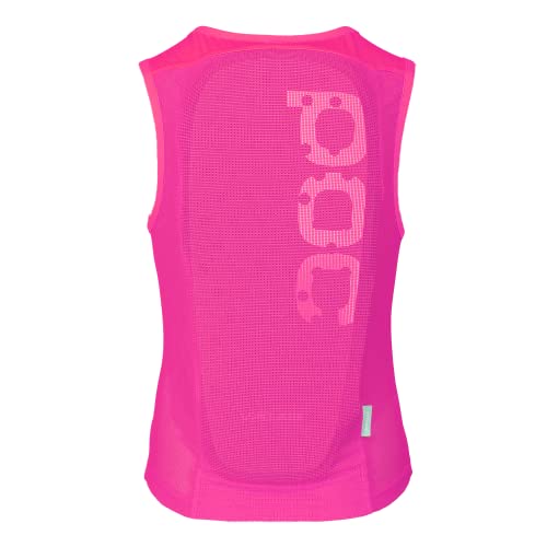 POC, POCito VPD Air Vest, Youth Mountain Biking Armor for Kids, Fluorescent Pink, Large