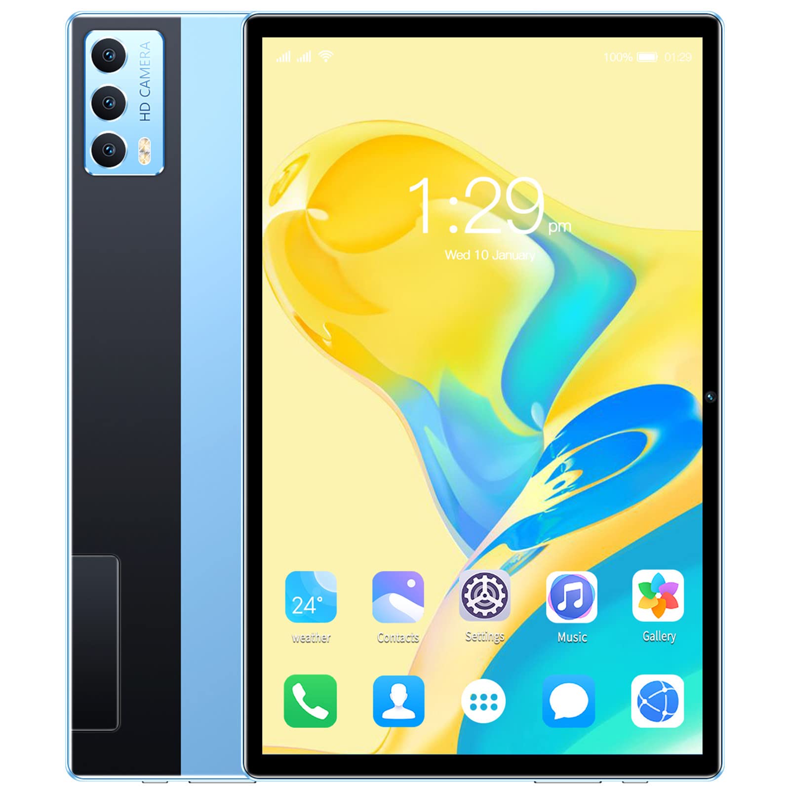 Clearance Android Tablet, 10.1 inch Smart Tablet 1+16GB ROM Octa-Core WIFI Dual Card Smart Call Game Tablet Best for Adults Working Childrens School Learning Birthday Gift