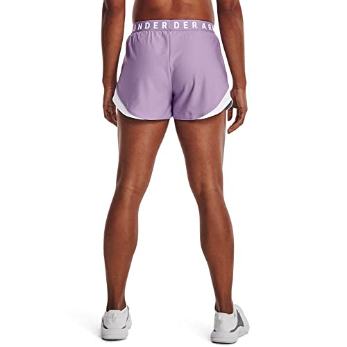 Under Armour Play Up Shorts 3.0 Shorts for Women β Moisture Transport System β Elastic Waistband β Loose-fit Octane/White/White XS (US 0-2) 3