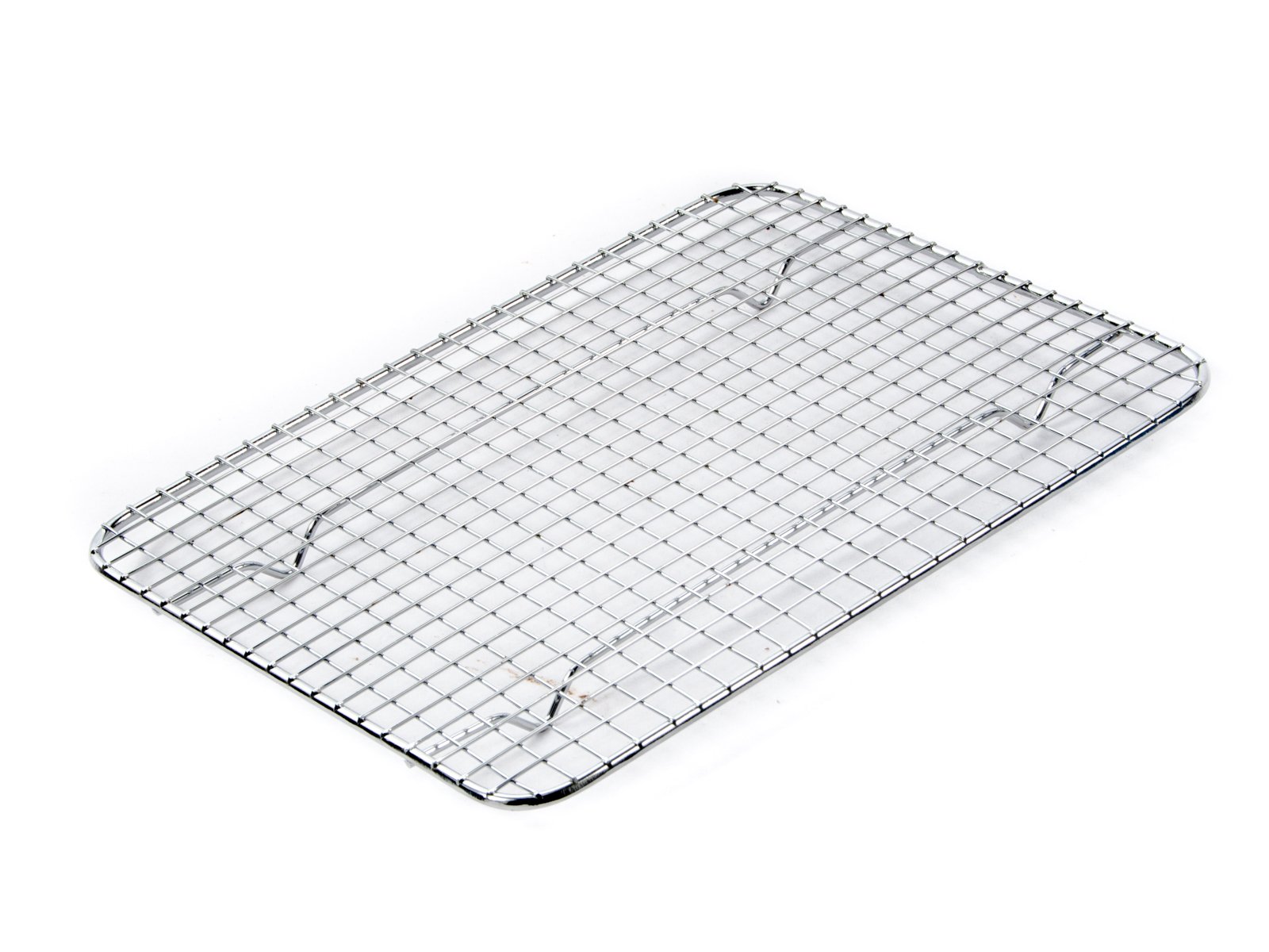 Update International Heavy-Duty 1/4 Size Cooling Rack, Wire Pan Grade, Commercial Grade, Oven-Safe, Chrome, 8 x 10 Inches, Set of 2