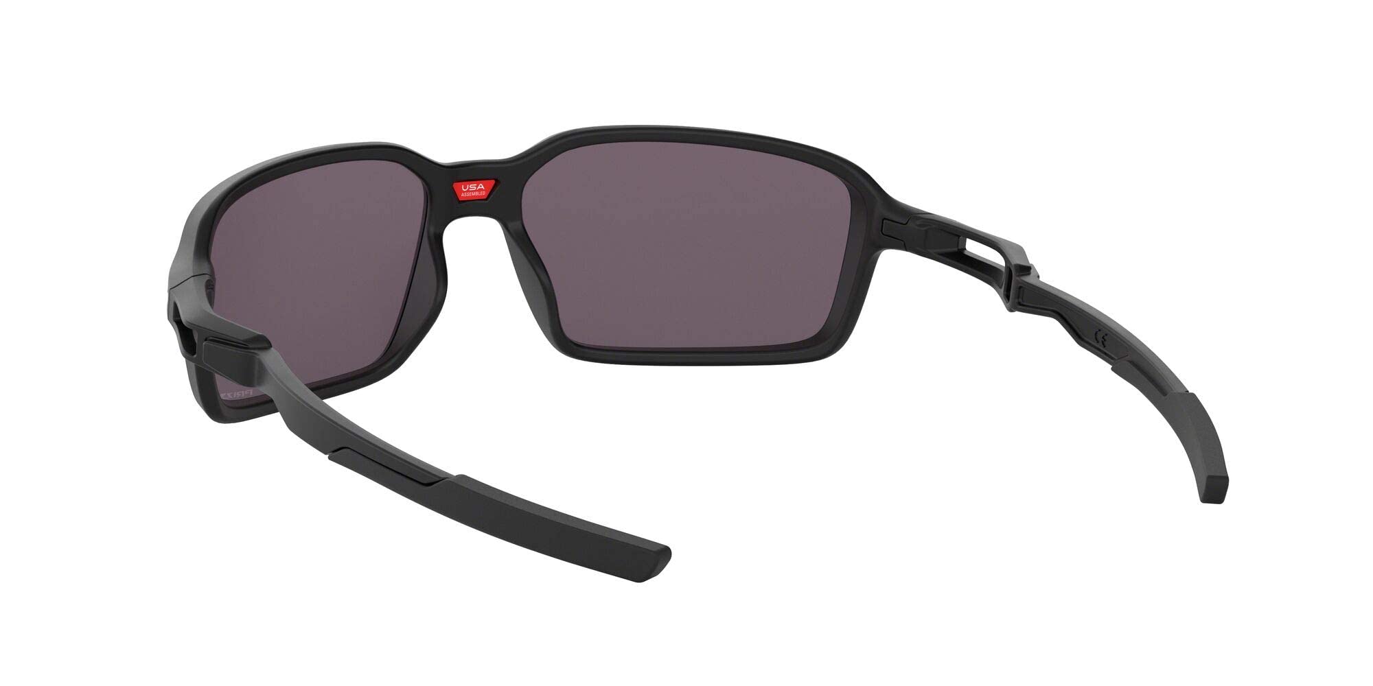 Oakley Men's Oo9429 Siphon Round Sunglasses, Crystal Black/Prizm Ruby Polarized, 64 mm