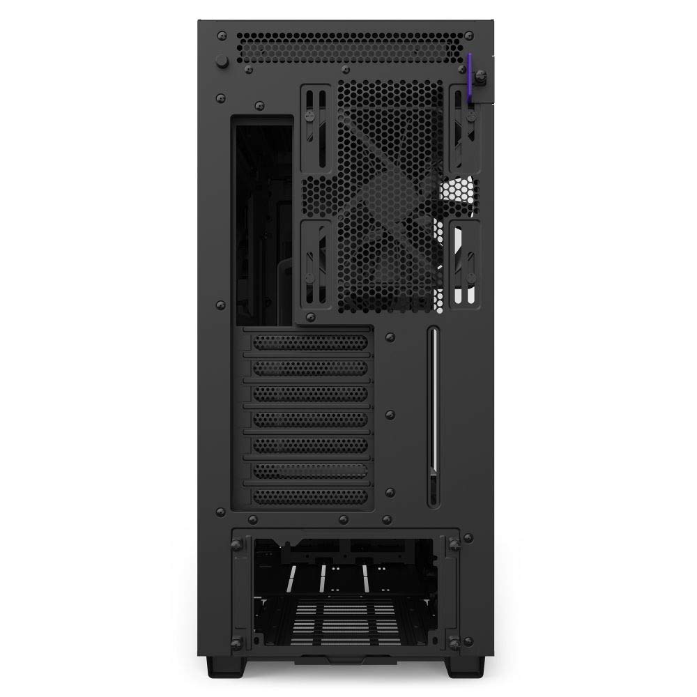 NZXT H710 - CA-H710B-W1 - ATX Mid Tower PC Gaming Case - Front I/O USB Type-C Port - Quick-Release Tempered Glass Side Panel - Cable Management System - Water-Cooling Ready - White/Black