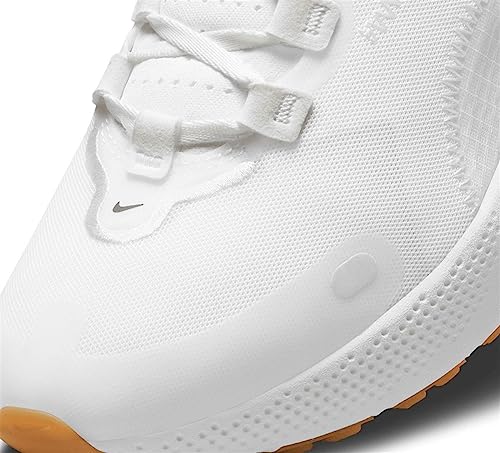 Nike Womens React Escape RN Running Shoes, White/Black-Light Bone-Wheat, 10 M US