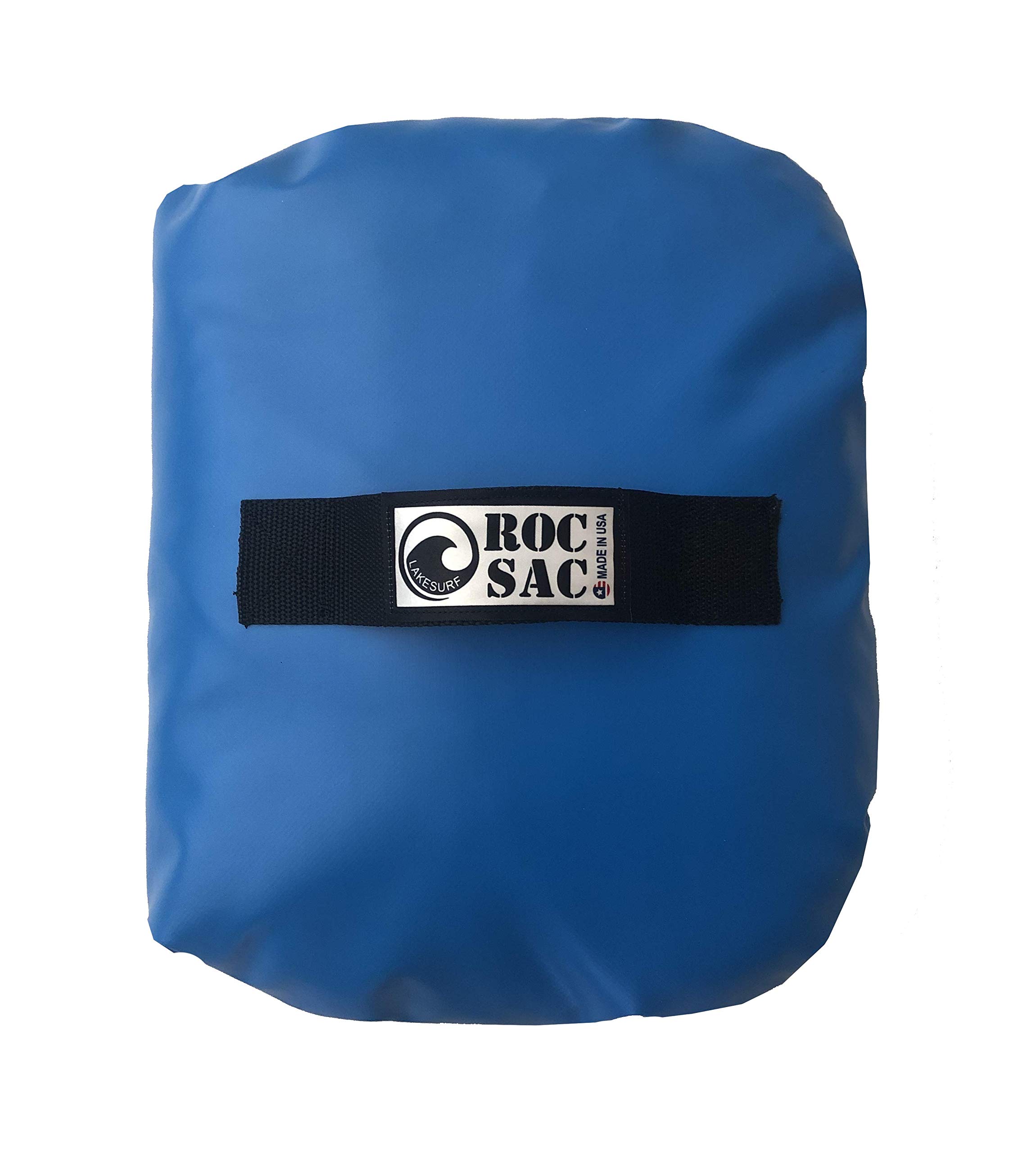 ROC SAC Ballast Bag, 40 to 60+ Pound Capacity, for Wakesurfing and Wakeboarding (Blue, Empty)