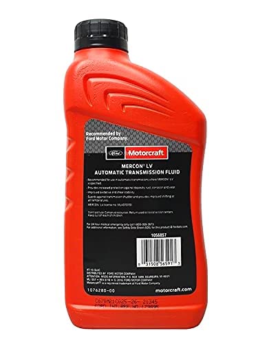 Motorcraft MERCON LV Automatic Transmission Fluid (ATF) **12 Quart Case**