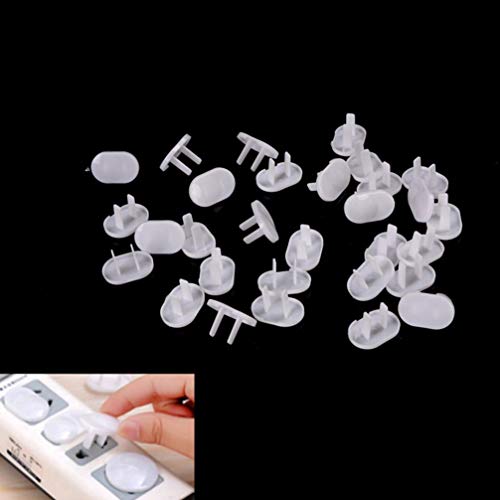 NUOBESTY Outlet Covers Babyproofing, 50Pc Socket Covers Child Proof, Safe & Secure Electric Plug Protectors, Baby Safety