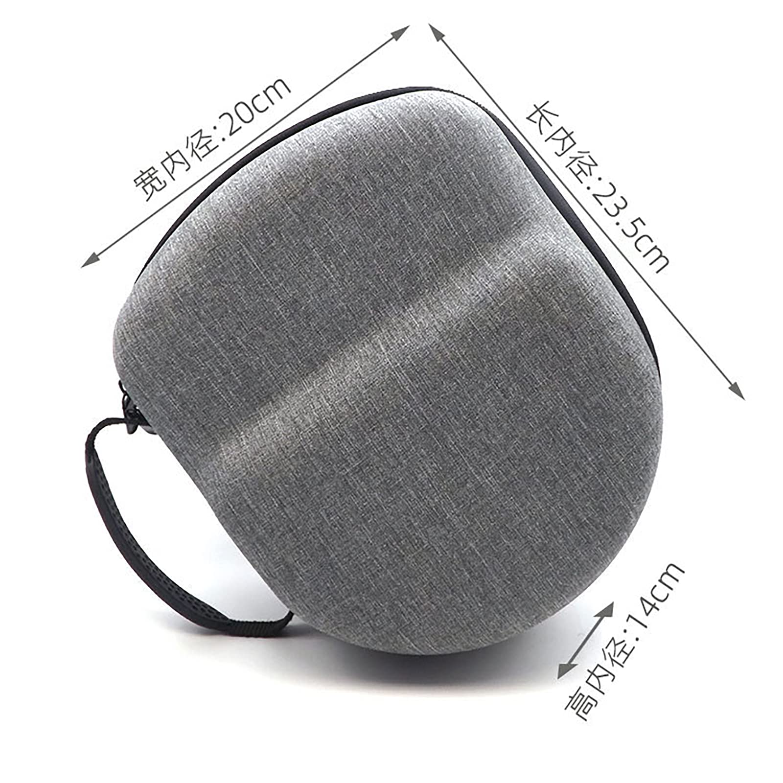 Soapow EVA Carrying Case Portable Travel Anti-Scratch Storage Bag Compatible with Oculus Quest 2 VR Headset