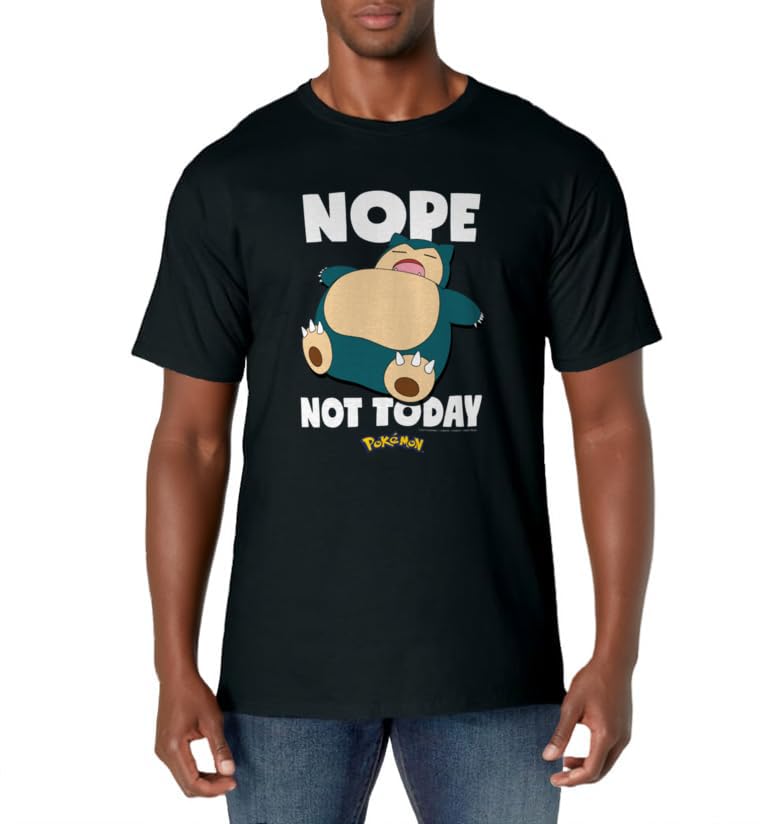 Pokémon - Nope Not Today Snorlax T-Shirt