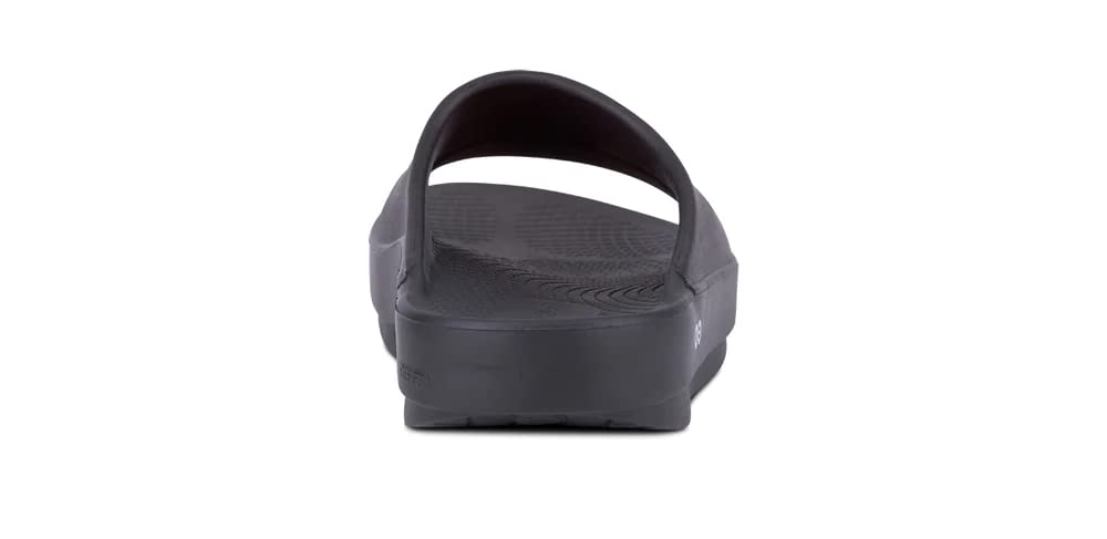 OOFOS - Unisex OOahh Sport - Post Run Recovery Slide Sandal (Classic Black, us_Footwear_Size_System, Adult, Women, Numeric, Medium, Numeric_11)