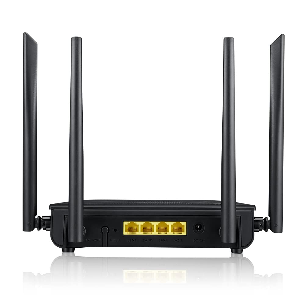 Zyxel WiFi 6 Router AX1800 (NBG7510) - Dual-Band Gigabit Wireless Router, Speed & Value, Parental Control, MU-MIMO, OFDMA, Ideal for Gaming & Streaming