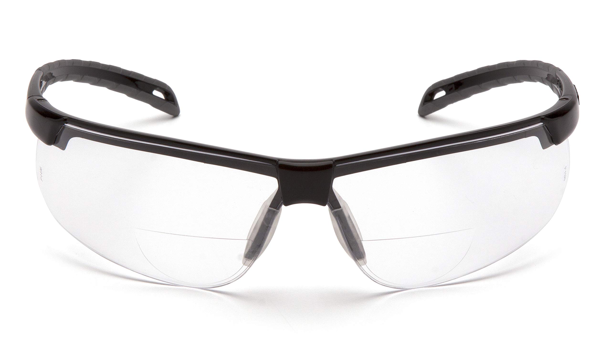 Pyramex Safety SB8610R25 Ever-Lite Reader Black Clear +2.5, one size