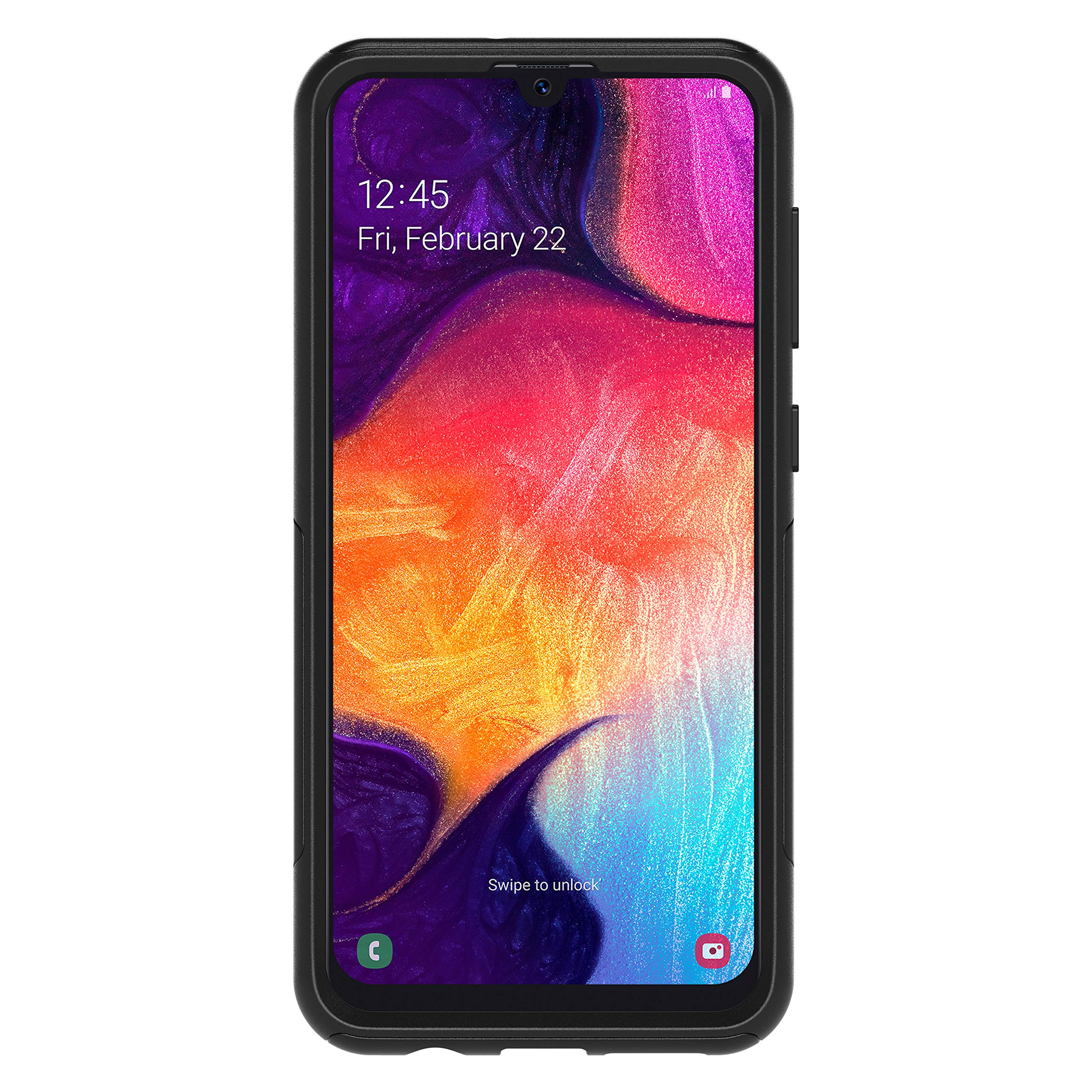OtterBox for Galaxy A50, Drop Proof Protective Case, Commuter Lite, Black - Non-Retail Packaging