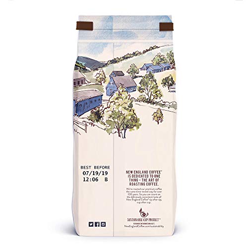 New England Coffee Blueberry Cobbler Medium Roast Ground Coffee, 11oz Bag (Pack of 1)