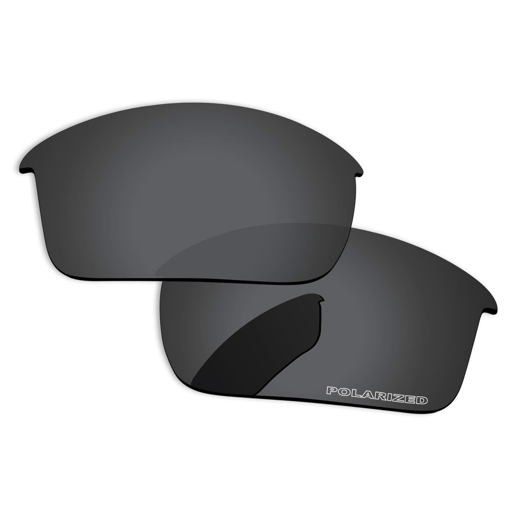 PapaViva Replacement Lenses for Oakley Bottle Rocket OO9164 Sunglasses Black Grey - Polarized