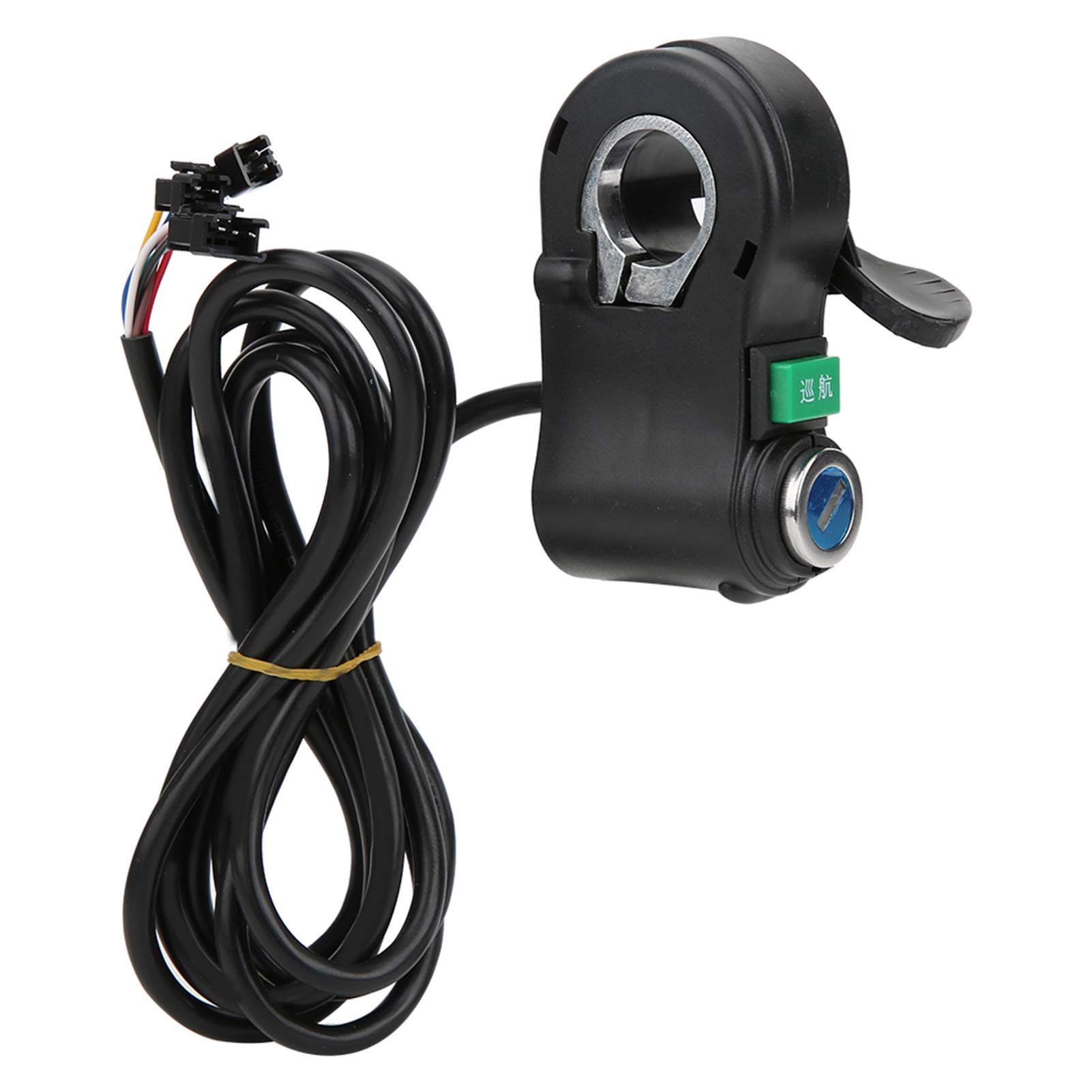 Shanrya Cruising Handlebar Switch, Thumb Lock Handlebar Switch, Stable Characteristics Electric Bike Accessory for Cycling