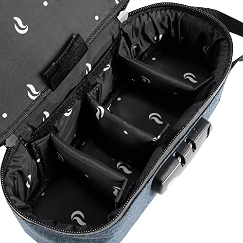 Sidekick Smell Proof Case M w/Combo Lock - SK9 Premium odorless Technology (Denim Navy)