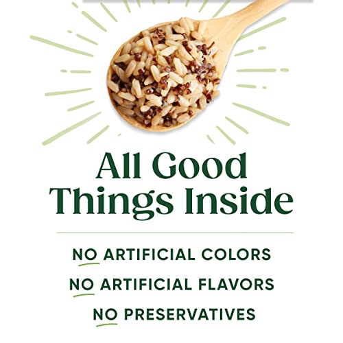 SEEDS OF CHANGE Organic Quinoa, Brown & Red Rice with Flaxseed, Microwaveable Ready to Heat, 8.5 Ounces (Pack of 6)