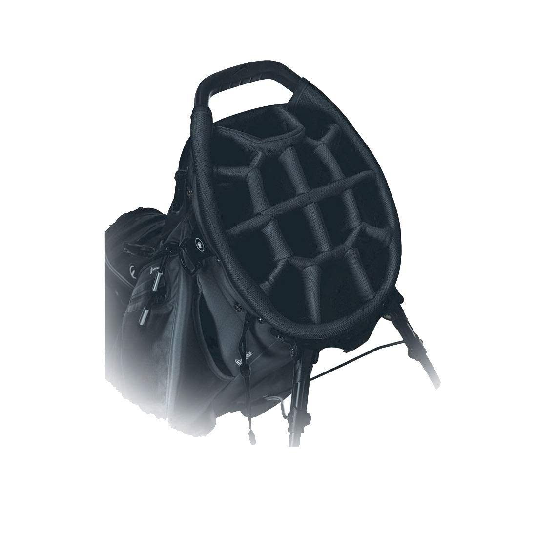 Nike Unisex – Adult's AIR Hybrid GB Golf Bag, Black/White, OSFM
