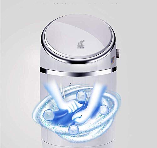 Portable Mini Compact Washing Machine Portable Washing Machine Home Multifunction Semi-Automatic with Dry Dehydration 690 * 340 * 340mm,White