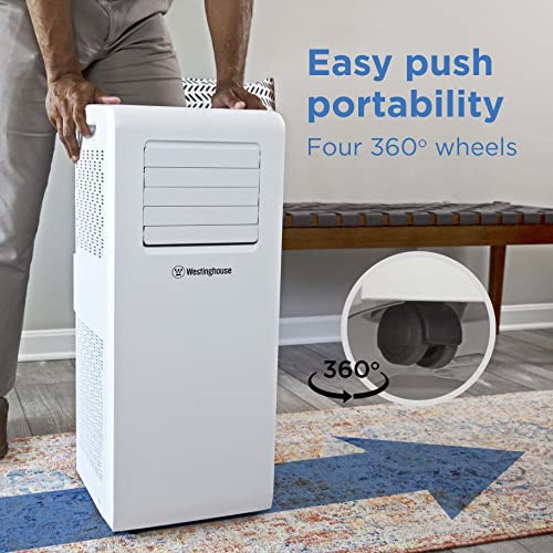 Westinghouse 10,000 BTU Portable Air Conditioner with Home Dehumidifier, Remote Control - For Rooms Up To 450 Square Feet