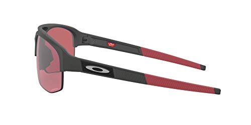 Oakley Men's Oo9424 Mercenary Rectangular Sunglasses, Matte Carbon/Prizm Dark Golf, 70 mm