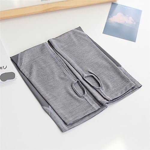 Summer Elastic Sleeves Men and Women Driving and Cycling Long Quick-Drying Arm Sleeve Sleeves (Color : A, Size : 57 * 18cm)