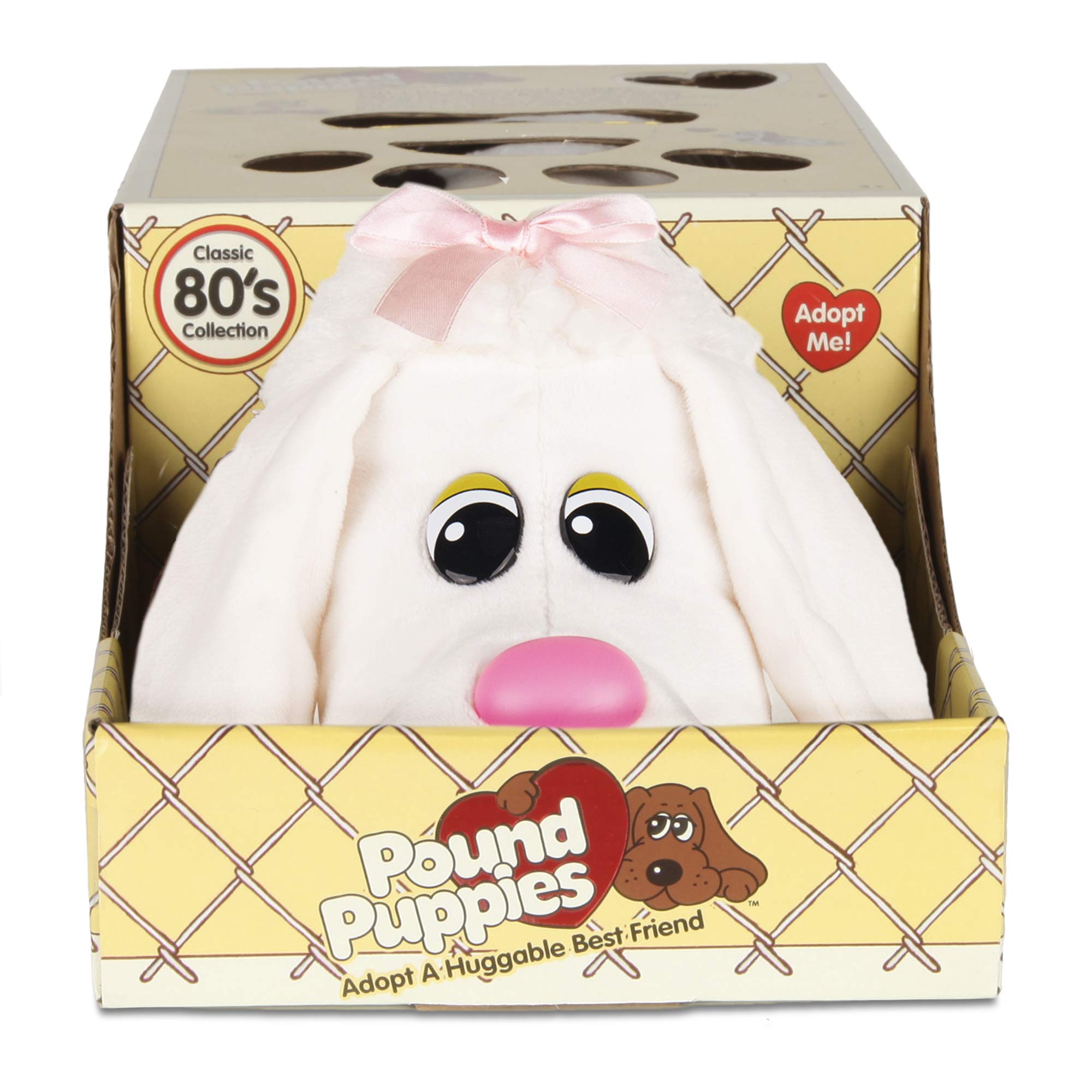 Pound Puppies Classic Stuffed Animal Plush Toy - Great Gift for Girls & Boys - 17" - White Poodle (Amazon Exclusive)