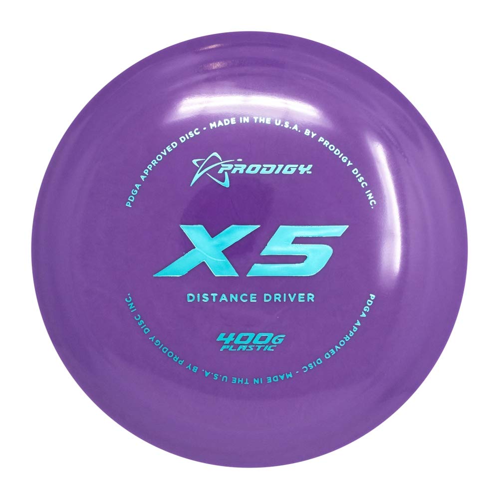 Prodigy Disc 400G X5 Driver | Understable Disc Golf Distance Driver | Great Grip in All Conditions | Performs Well for Tunnel Shots | Colors May Vary (170-174g)