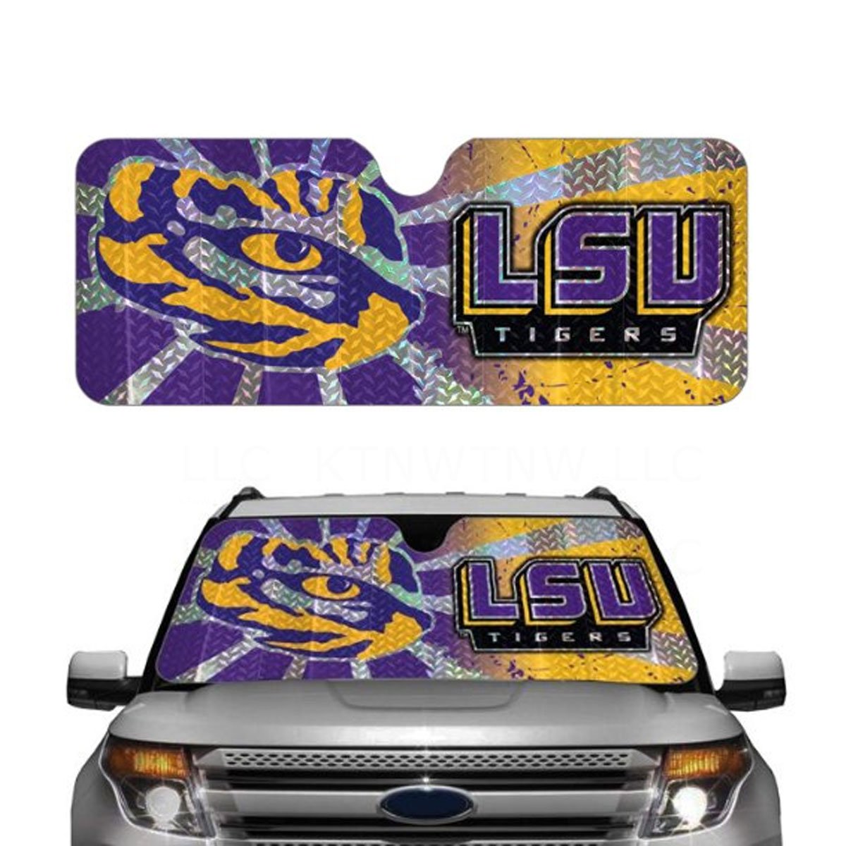 NCAA LSU Tigers Sun Shade