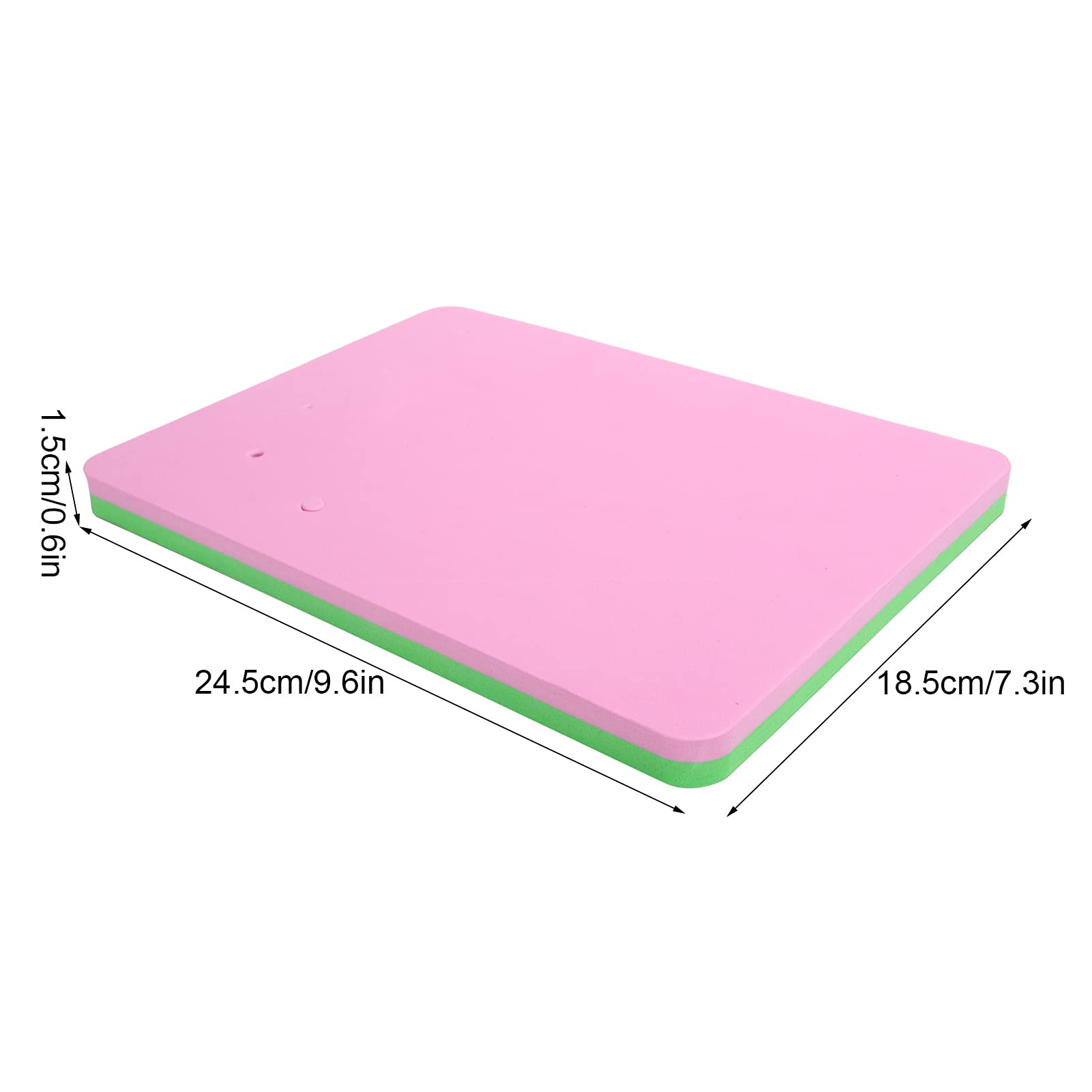 QANYEGN Fondant Sponge Pad, Fondant Flower Modeling Pad with 5 Holes, Rectangular Fondant Foam Pad for Cake Decoration.