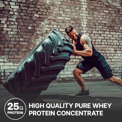 NutraBio Classic Whey Protein Powder- 25G of Protein Per Scoop - Full-Spectrum Amino Acid Profile - No Fillers, Artificial Colors, Preservatives - Low Glycemic Index - Creamy Vanilla, 5 Pounds