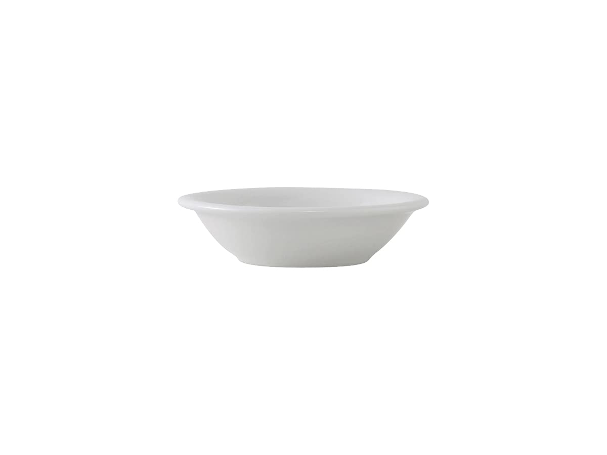 Tuxton China ALD-046 Fruit Dish, 4 oz., 4-3/4" Dia., Round, Microwave & Dishwasher Safe, Oven Proof, Fully vitrified, Lead-Free, TuxCare, Healthcare, Alaska/Colorado, Porcelain White, Case of 36