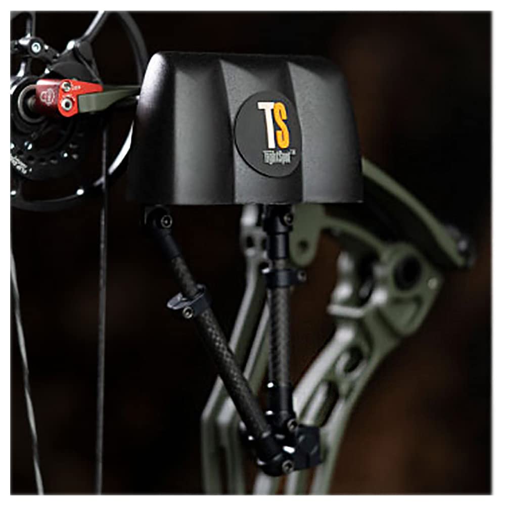 Tightspot Pivot 2.5 2-Piece 5 Arrow Fully Adjustable Dual-Locking System Aluminum Right Hand Quiver for Customized Fit, Black