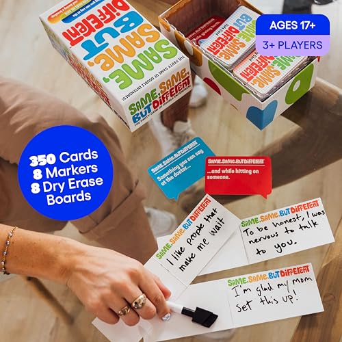 WHAT DO YOU MEME? Same Same But Different - The Party Game of Double Entendres β Adult Card Games for Game Night
